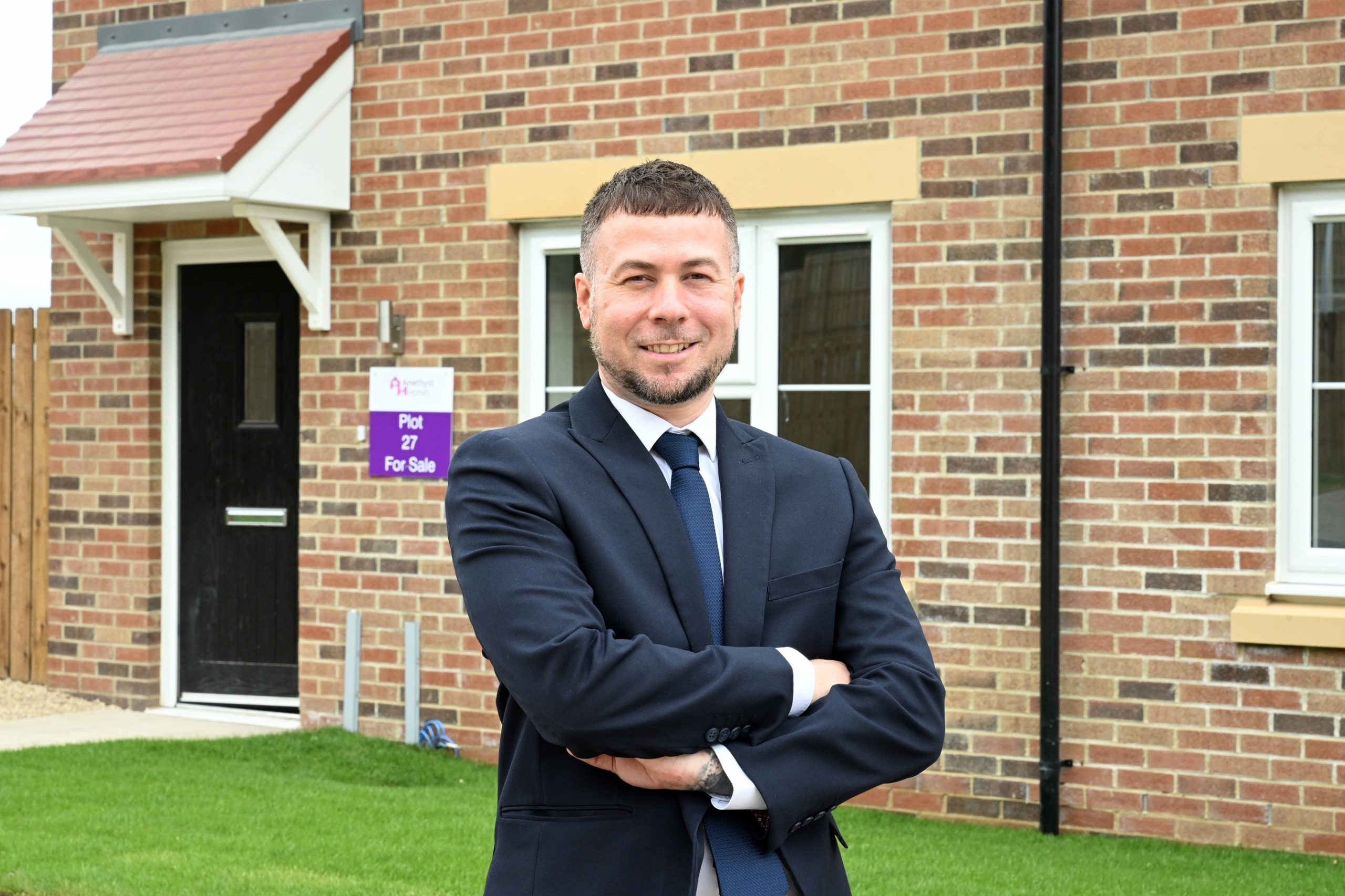 Amethyst's team building - with show home opening at Newcastle site ...